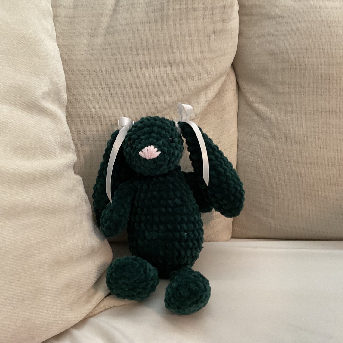 Bunny Plush Buddy Plushie Crochet Custom Jellycat Small Gift Amigurumi ...