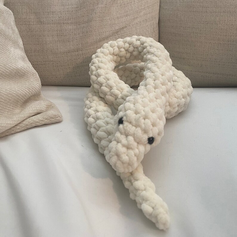 Snake Plushie Custom Color Ball Python Crochet Plush Amigurumi - Etsy