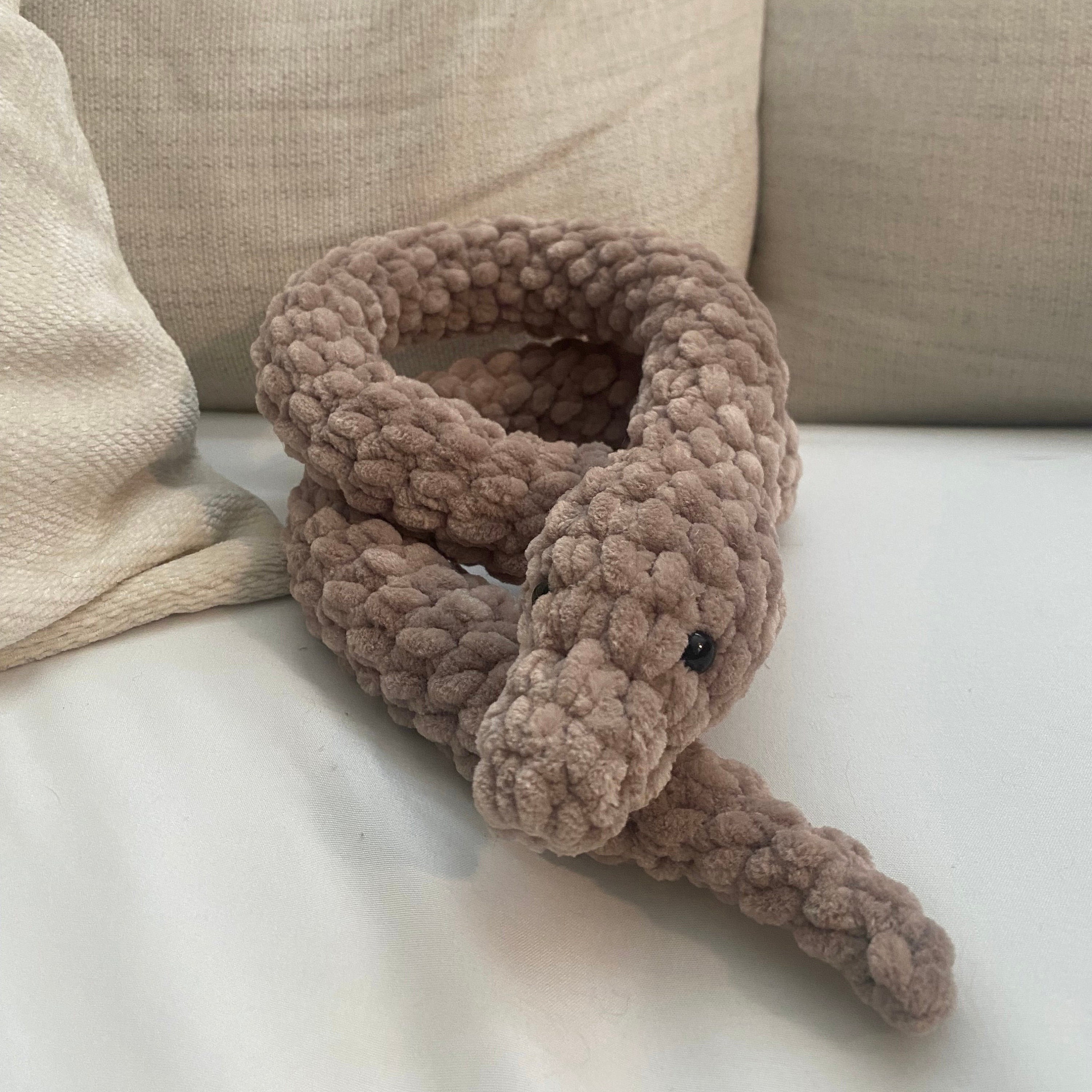 Snake Plushie Custom Color Ball Python Crochet Plush Amigurumi - Etsy