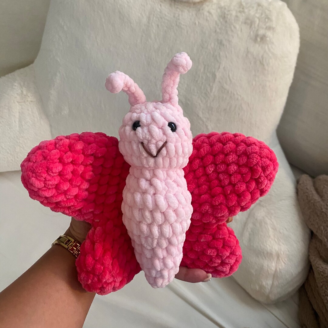 Butterfly Plushie Custom Plush Amigurumi Squishy Toy Color Options - Etsy