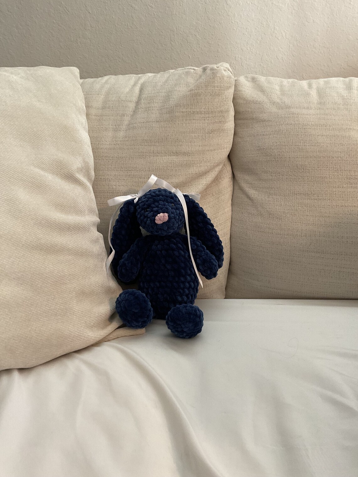 Bunny Plush Buddy Plushie Crochet Custom Jellycat Small Gift Amigurumi ...