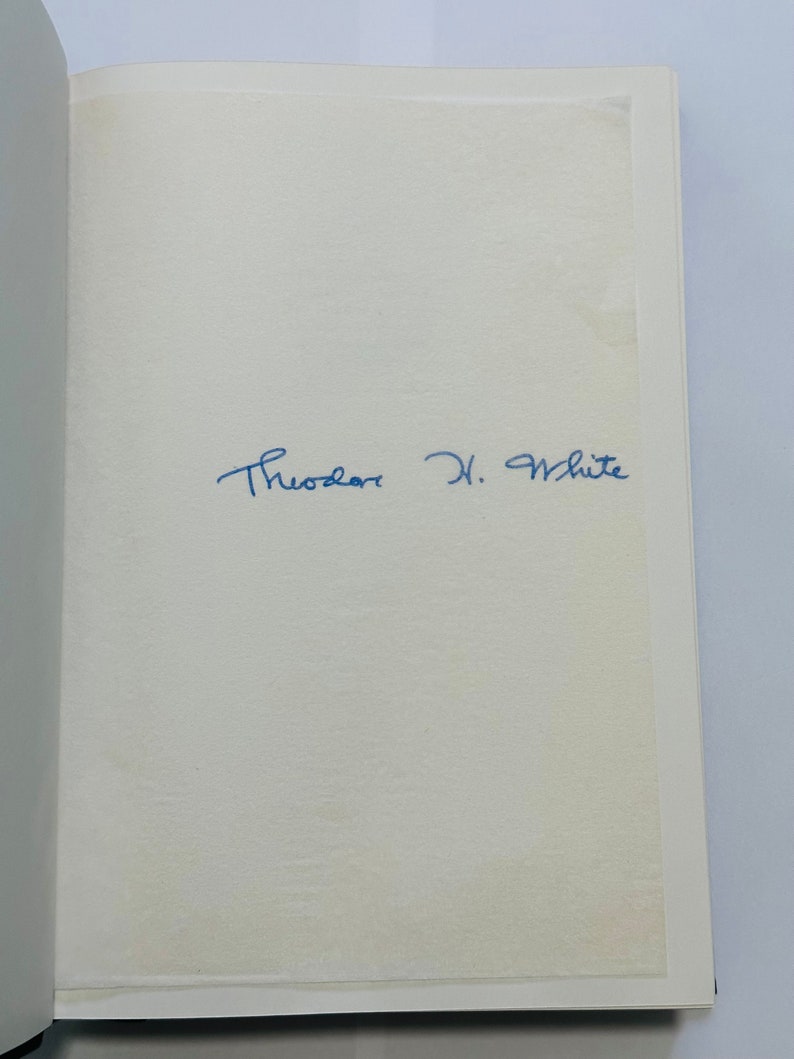 Signed Limited Edition in Search of History by Theodore White 1980 ...