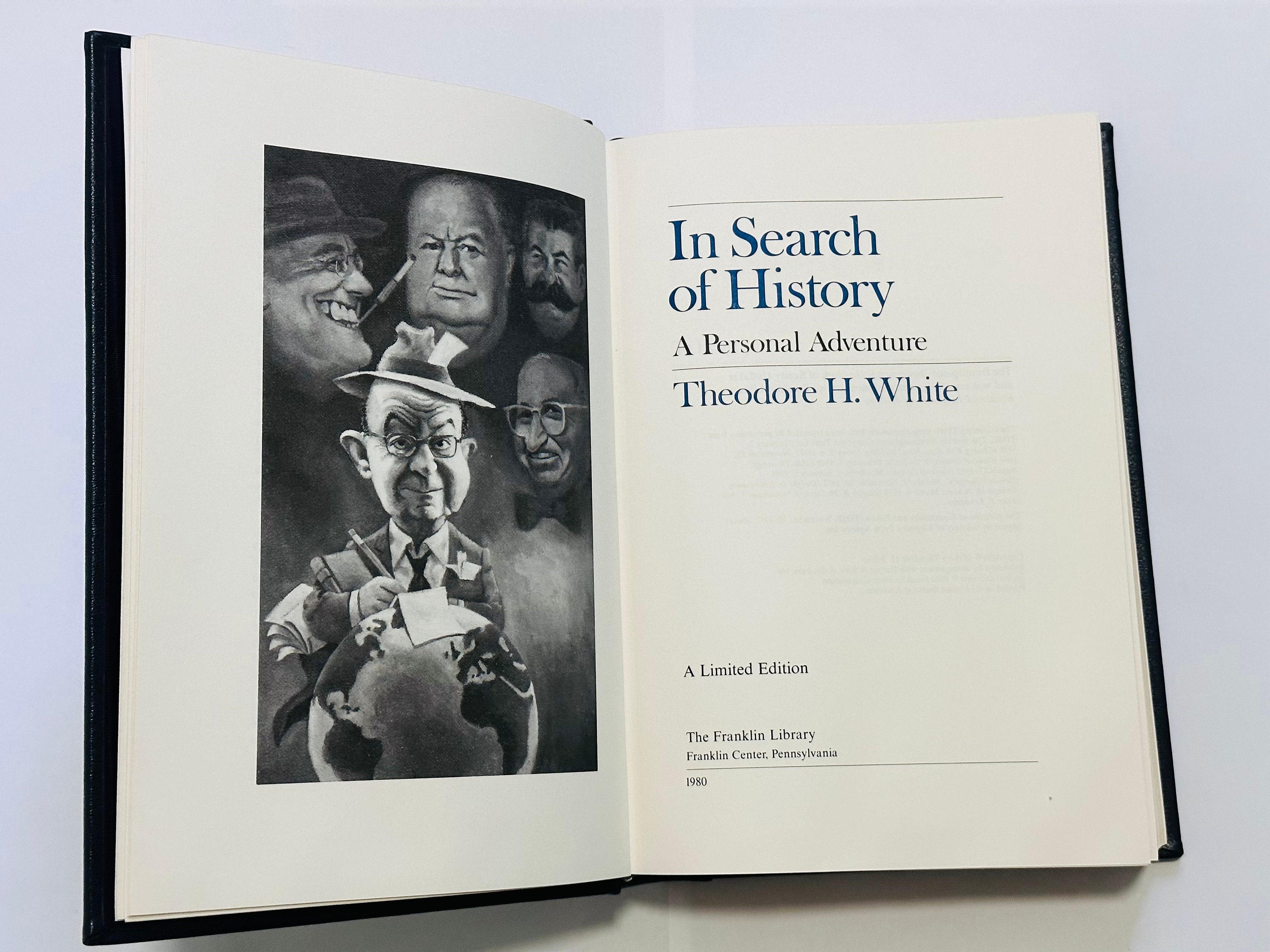Signed Limited Edition in Search of History by Theodore White 1980 ...