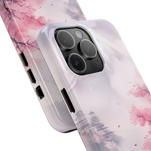 Japanese Cherry Blossom iPhone Case, Floral Phone Cover, Pink Blossom ...