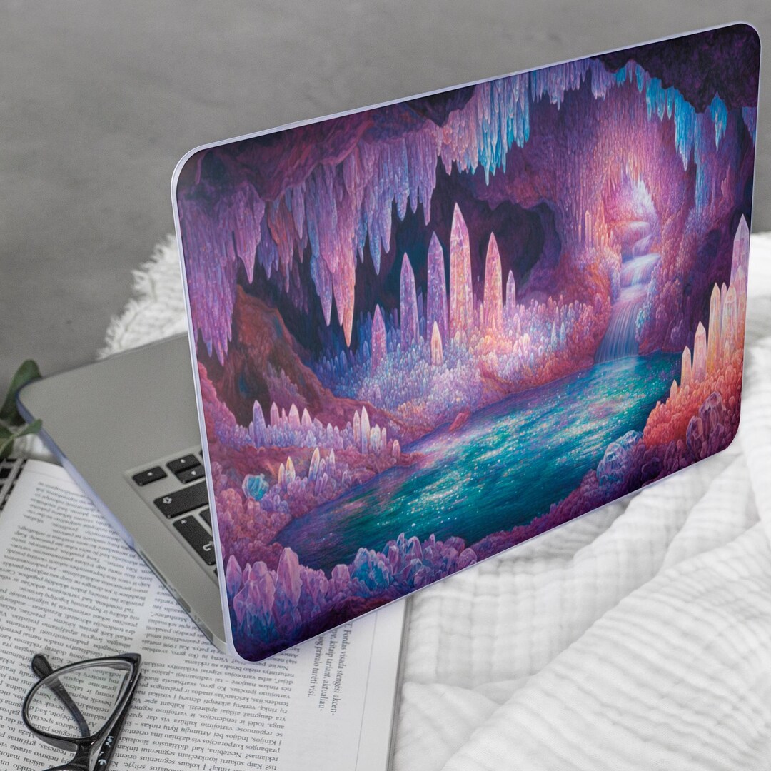 Crystal Cave MacBook Case, Gemstone Laptop Sleeve, Pro 16 15 Air 14 13 ...