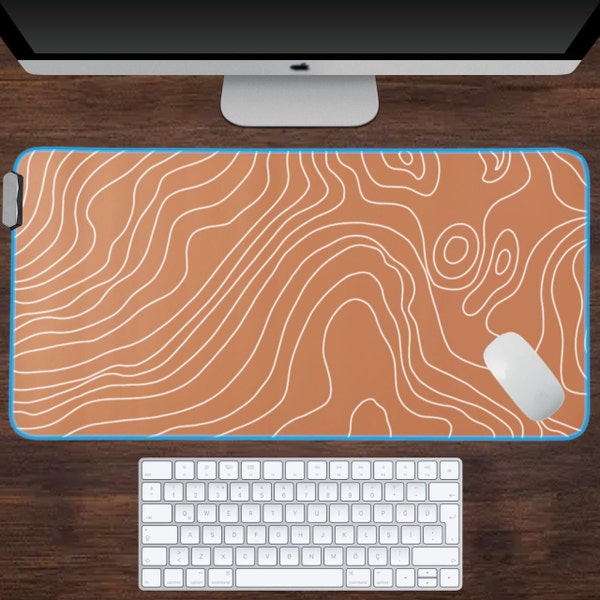 Black and Orange Gaming Mousepad - Etsy