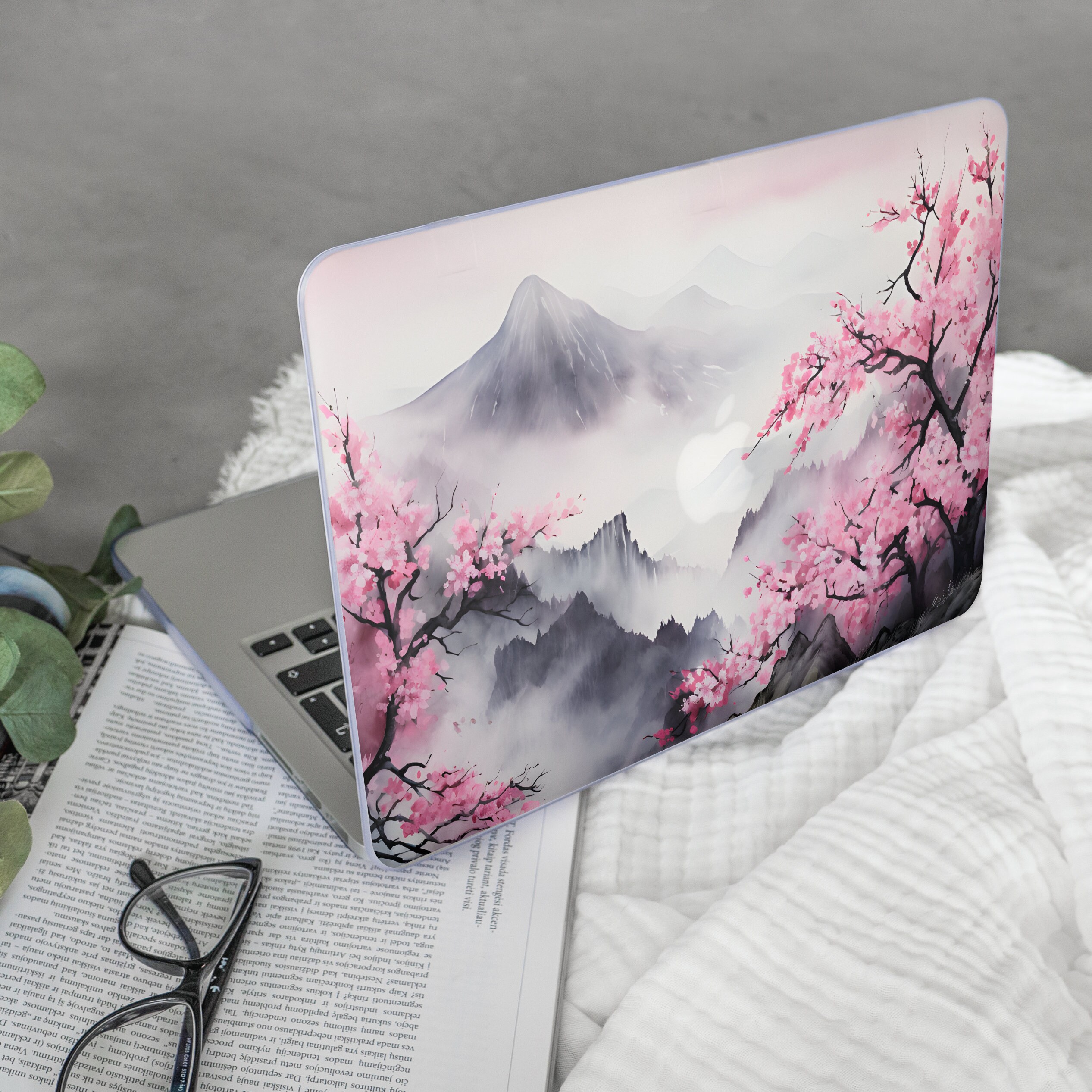 Japanese Cherry Blossom MacBook Case, Cute Cover for Macbook, Pro 14 Case, MacBook Air 13 Case ...