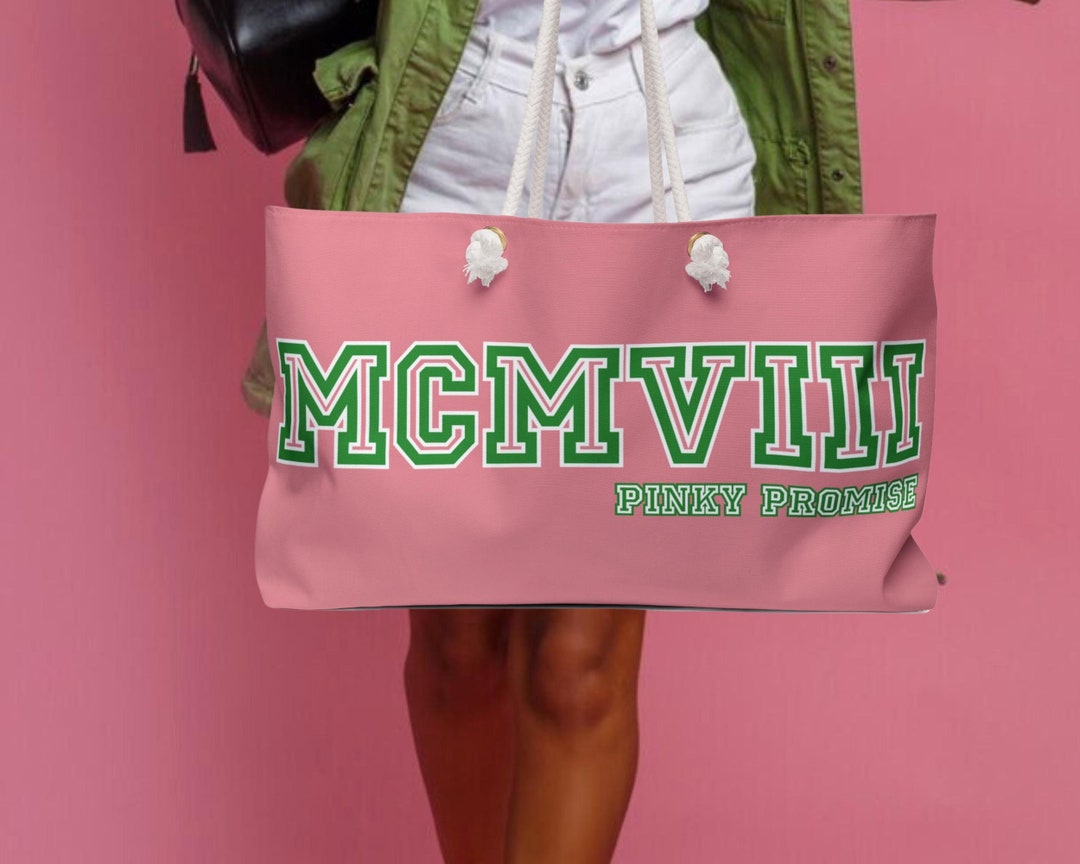AKA Weekender Bag HBCU College Spirit Travel Tote Sorority Gift for ...