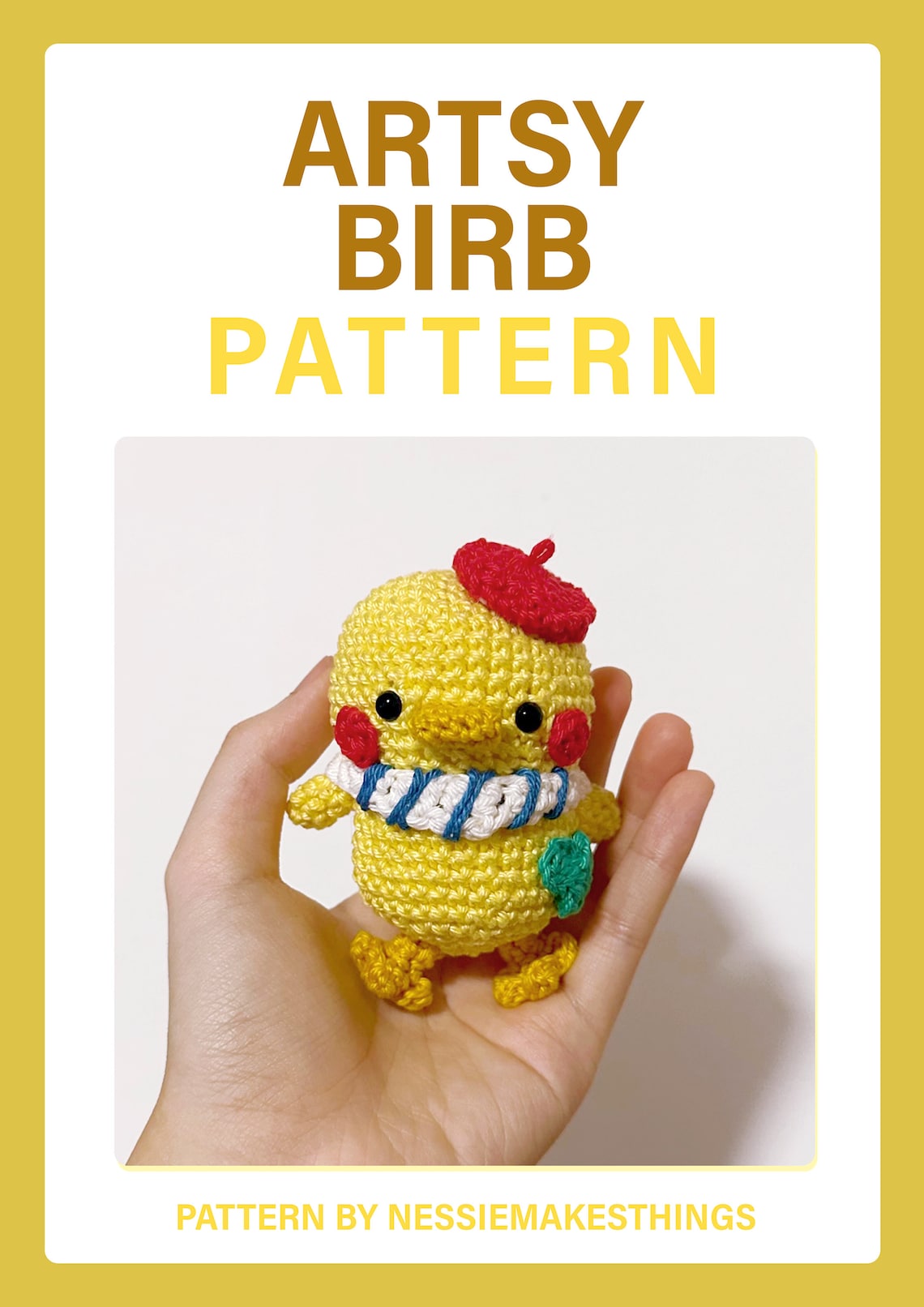PDF PATTERN | Love and Deepspace Rafayel Artsy Birb Plush 恋と深空, 러브앤딥 ...