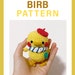 PDF PATTERN | Love and Deepspace Rafayel Artsy Birb Plush 恋と深空, 러브앤딥 ...