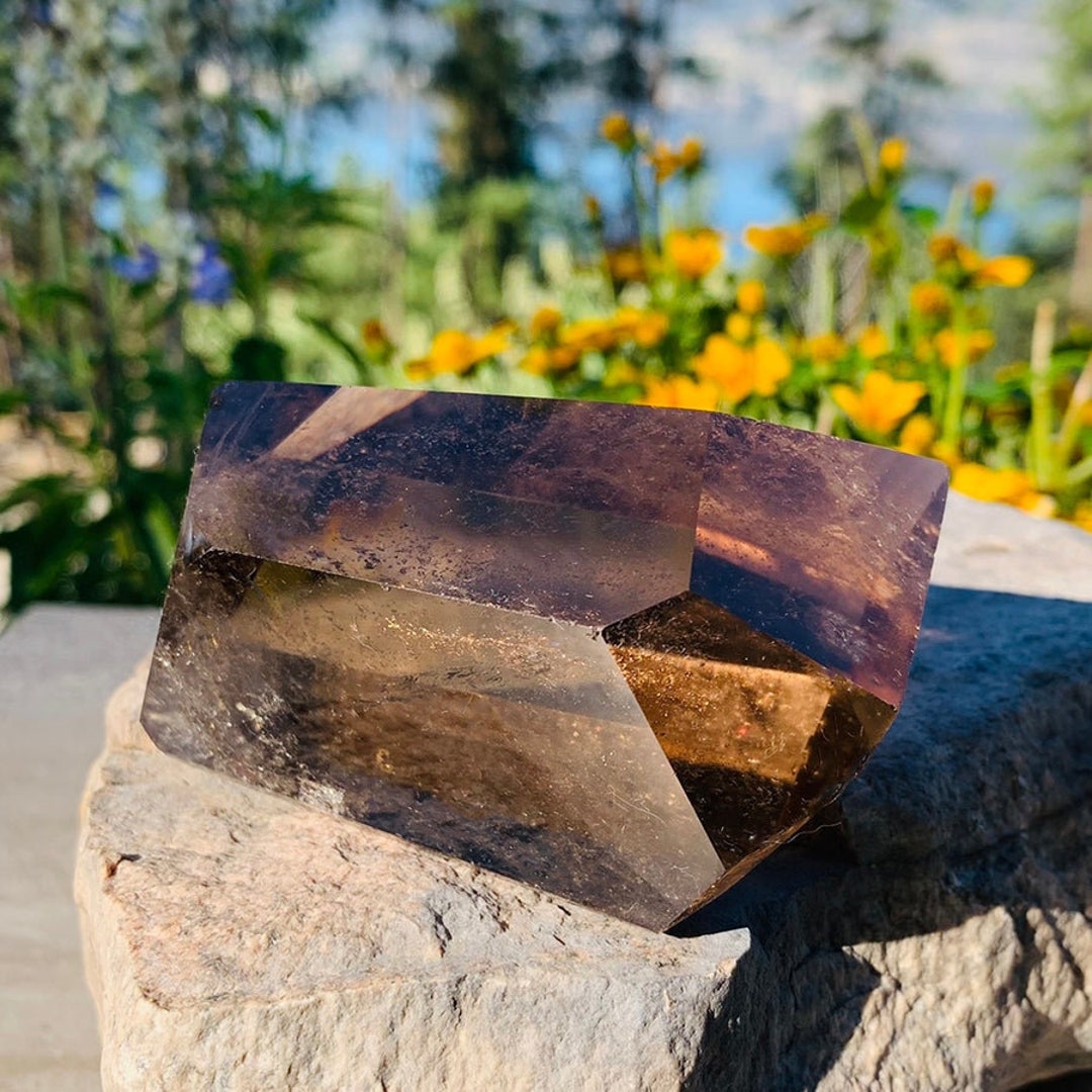 Smoky Quartz Chunk - Unique Cuts Will Vary Slightly From Pictures - Etsy