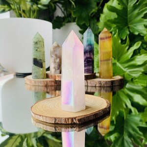 5-piece High Five Vibe Crystal Kit -includes:prehnite,cherry Flower ...