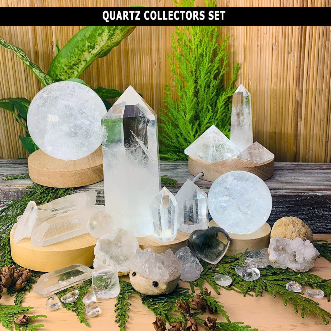 Quartz Collectors Kit - Includes 19 Shapes of This Timeless Beauty ...