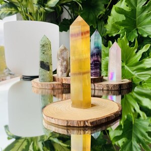 5-piece High Five Vibe Crystal Kit -includes:prehnite,cherry Flower ...