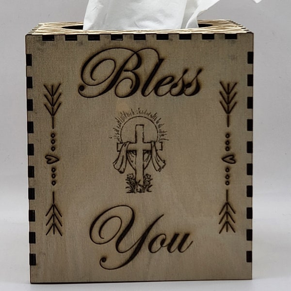 Bless You Tissue Box - Etsy