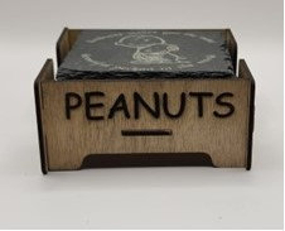 Peanuts Slate Coaster Set - Etsy