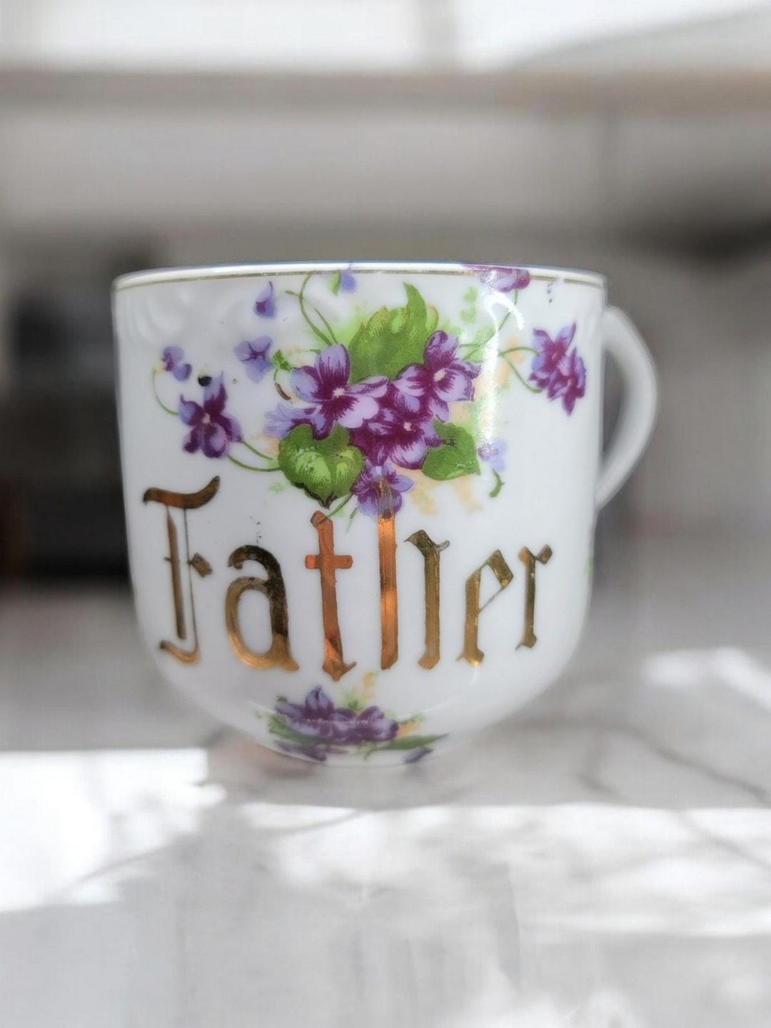 Vintage ESD Japan Hand Painted "father" Mug/teacup - Etsy