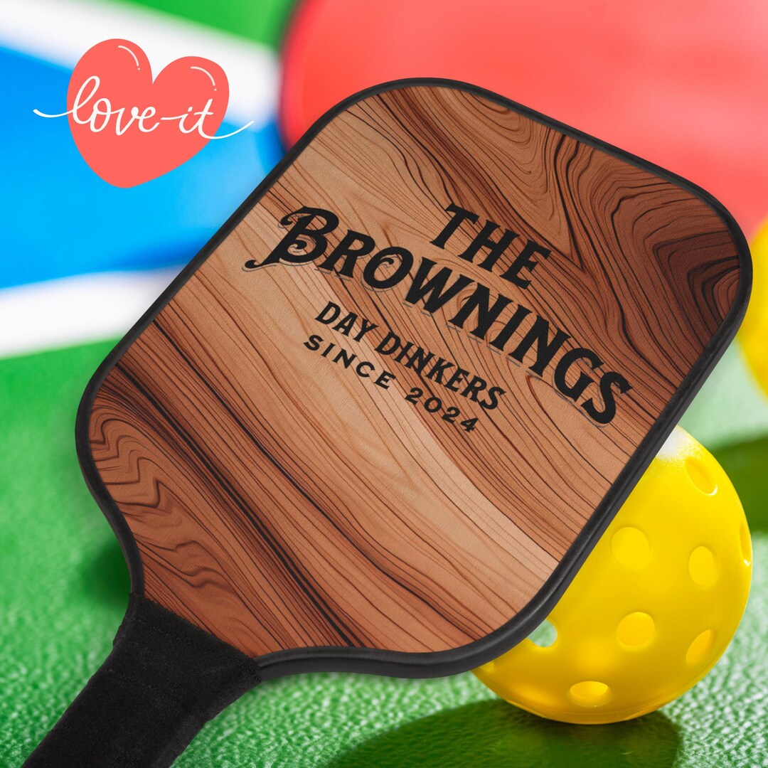 Personalized Funny Pickleball Paddle Set, Day Dinkers Rackets, Couples ...