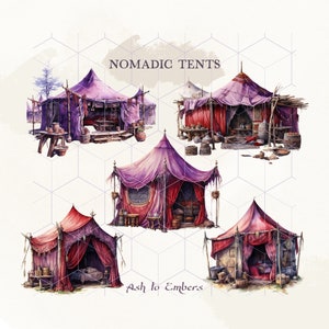 Romani Nomad Watercolor Clipart Nomadic Lifestyle, Roma People ...