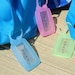 Personalized Silicone Towel Tags: Assorted Colors, Self-personalizing ...