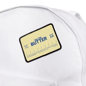 Butter Iron-on Patch - Fun DIY Embroidery Accessory, Cute Jacket ...