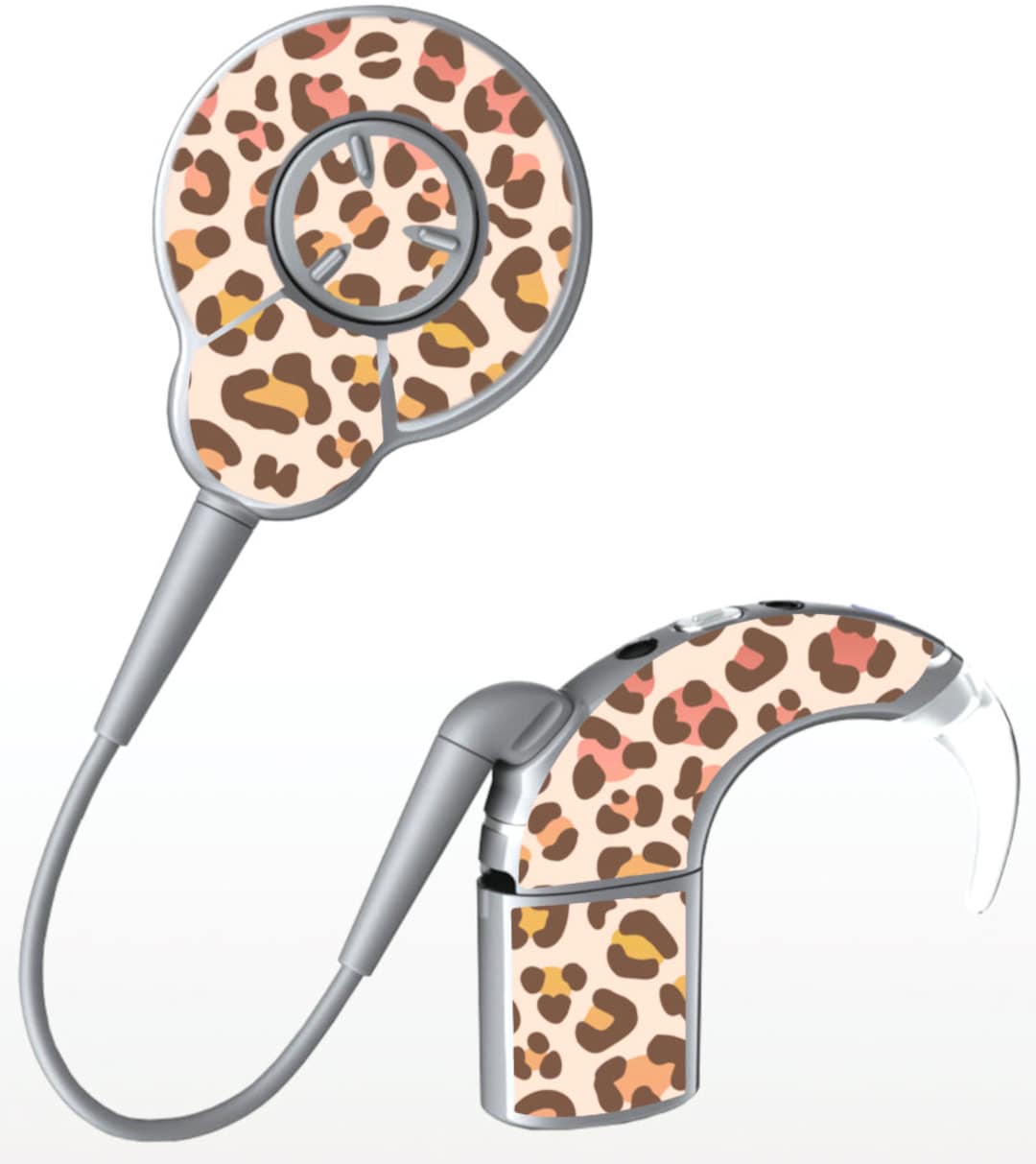 Leopard Cochlear Implant and Hearing Aid Skins sold as a Set - Etsy