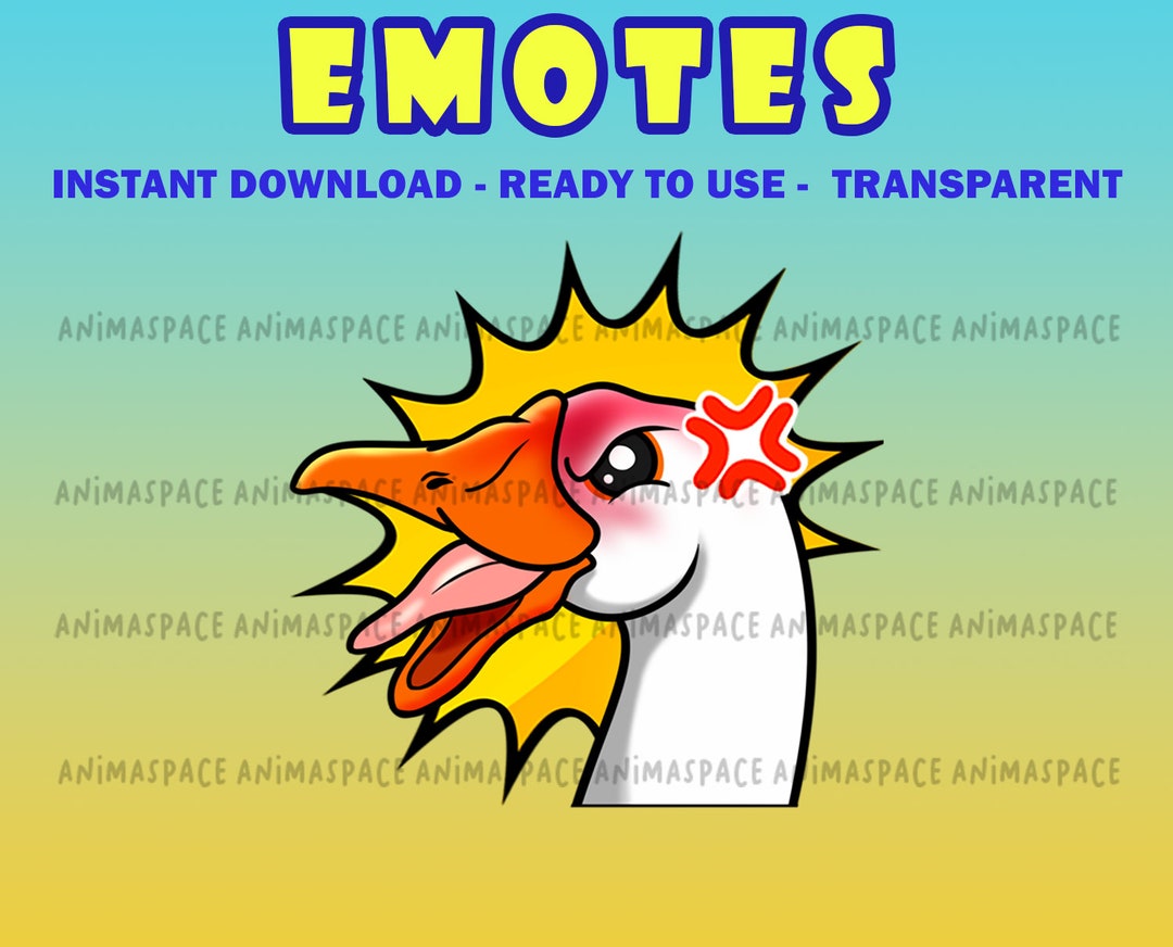 Emotes Rage Goose Pack for Twitch Discord and Youtube - Etsy