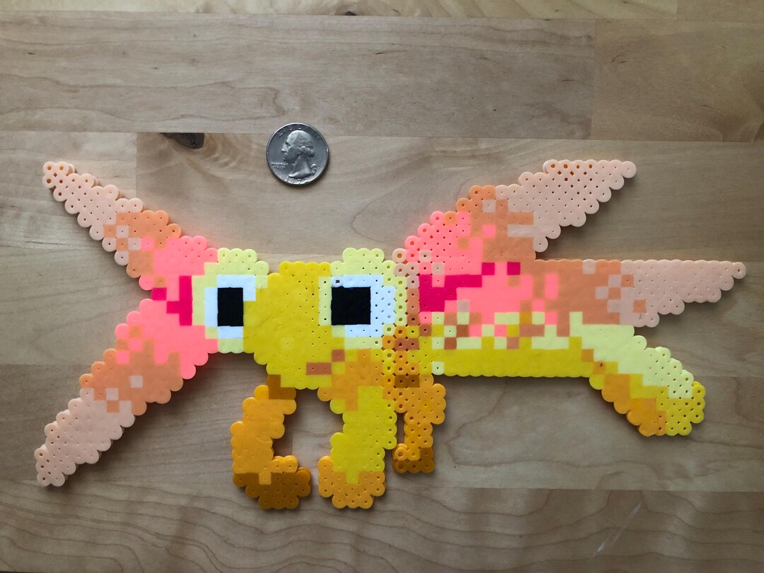 Sparx the Dragonfly Perler Bead Decoration - Etsy