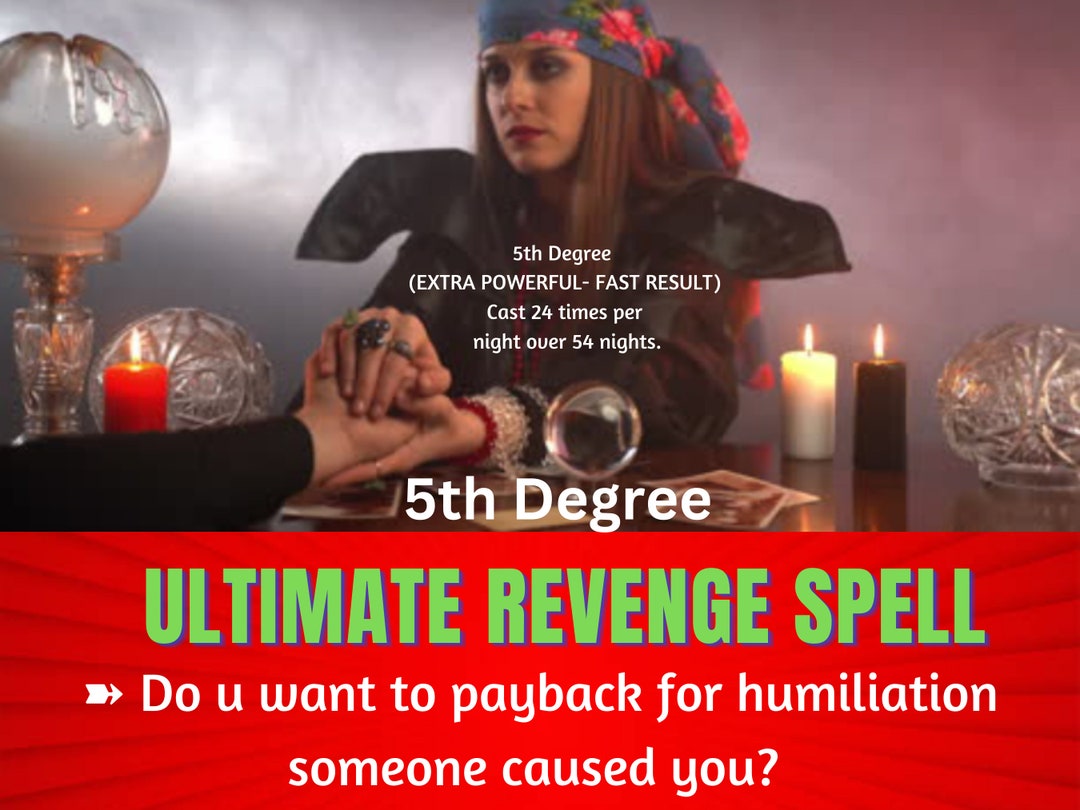 Hex Curse Ritual Destroy Enemies Death Spell Excile Your - Etsy