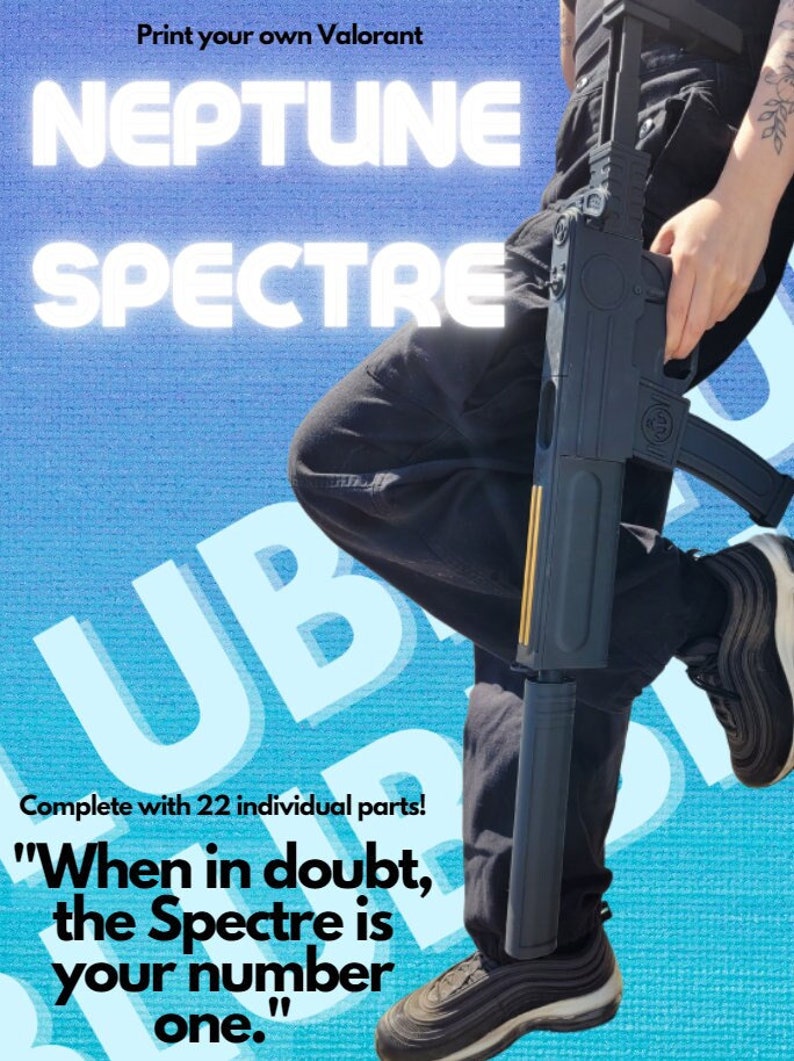 Life Sized Neptune Spectre .STL 3D FILE With Alignment Pins - Etsy