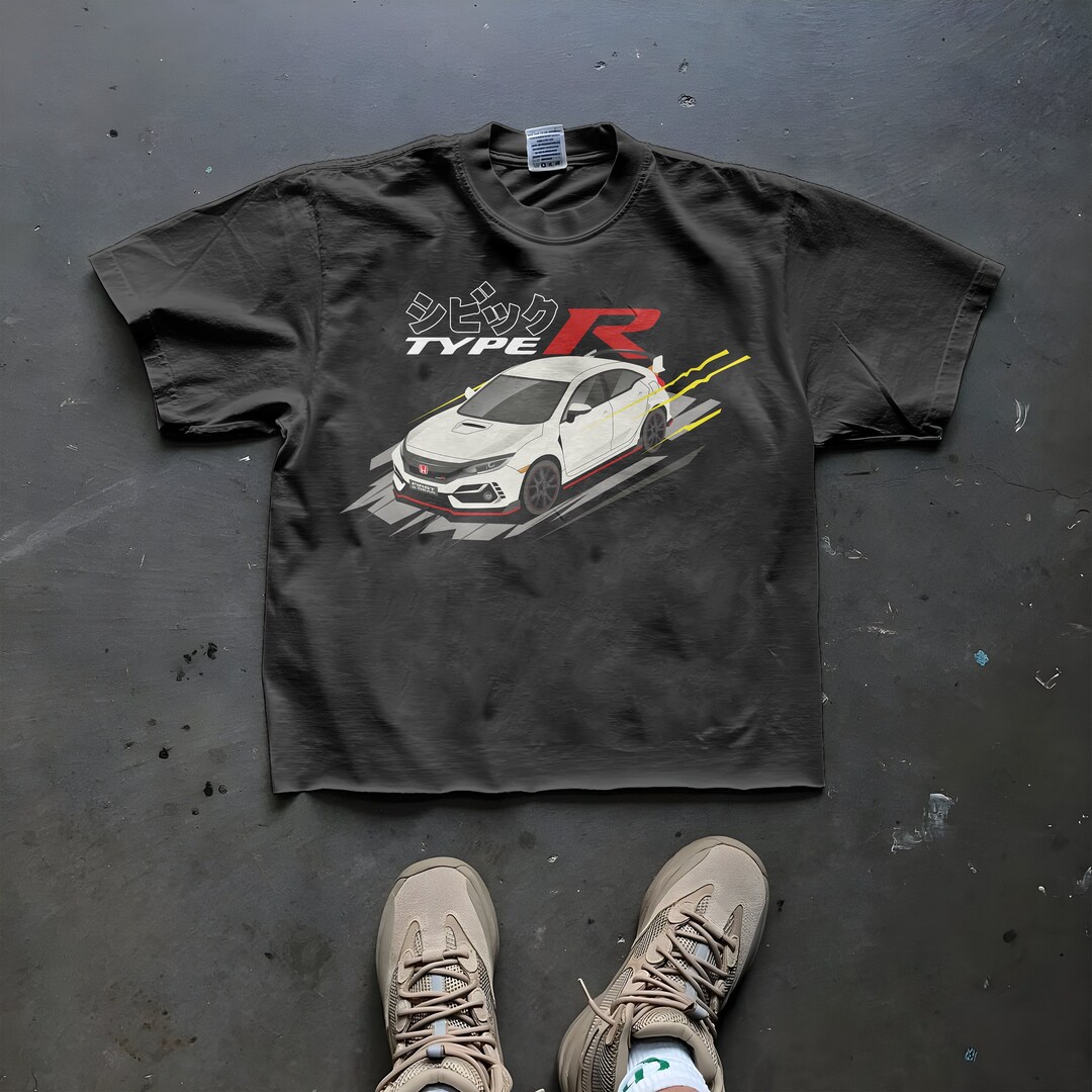 Honda Civic Type R Racing T-shirt 4 Car Colors / for Birthday / Gifts ...