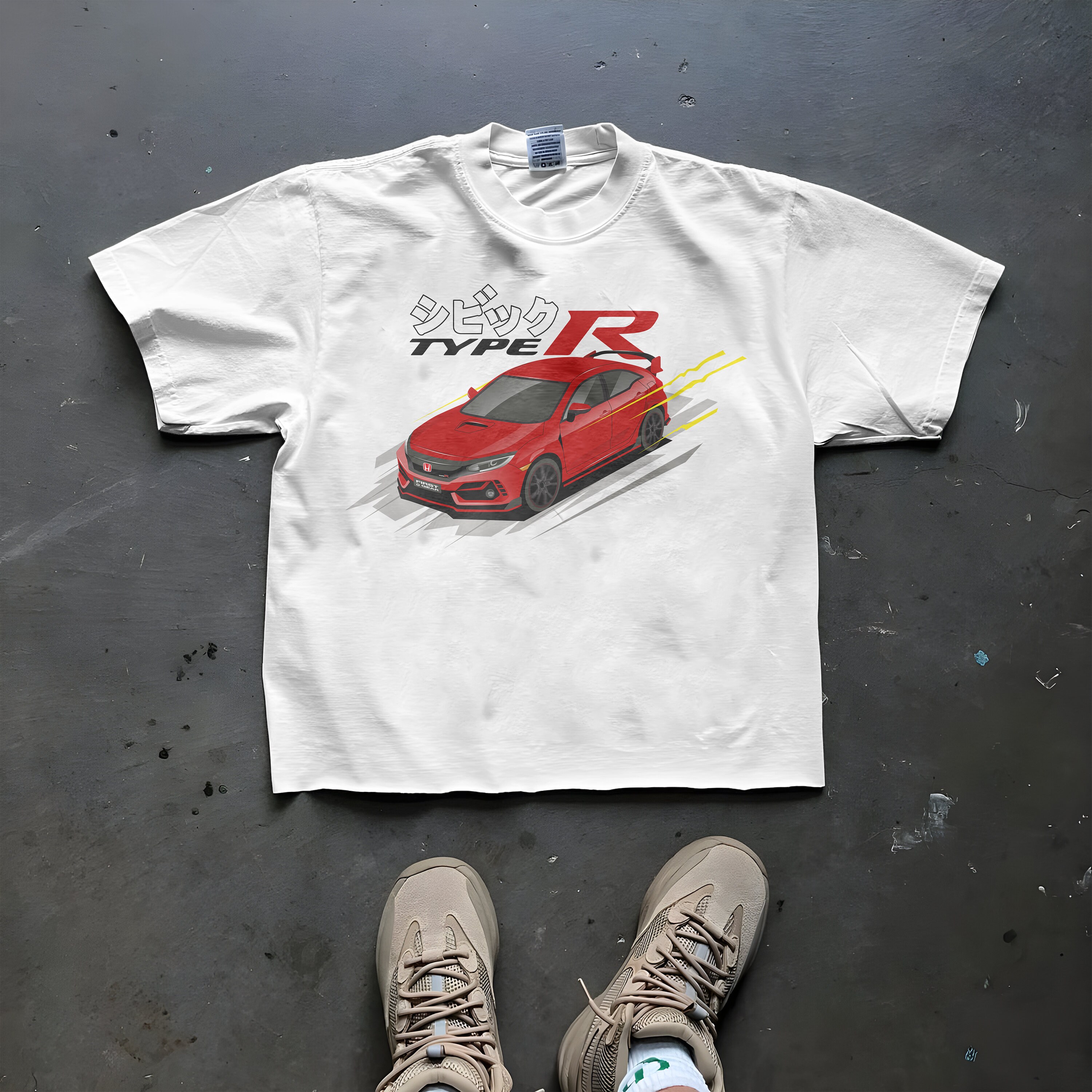 Honda Civic Type R T-shirt Iconic JDM Car Design for Enthusiasts, Car ...