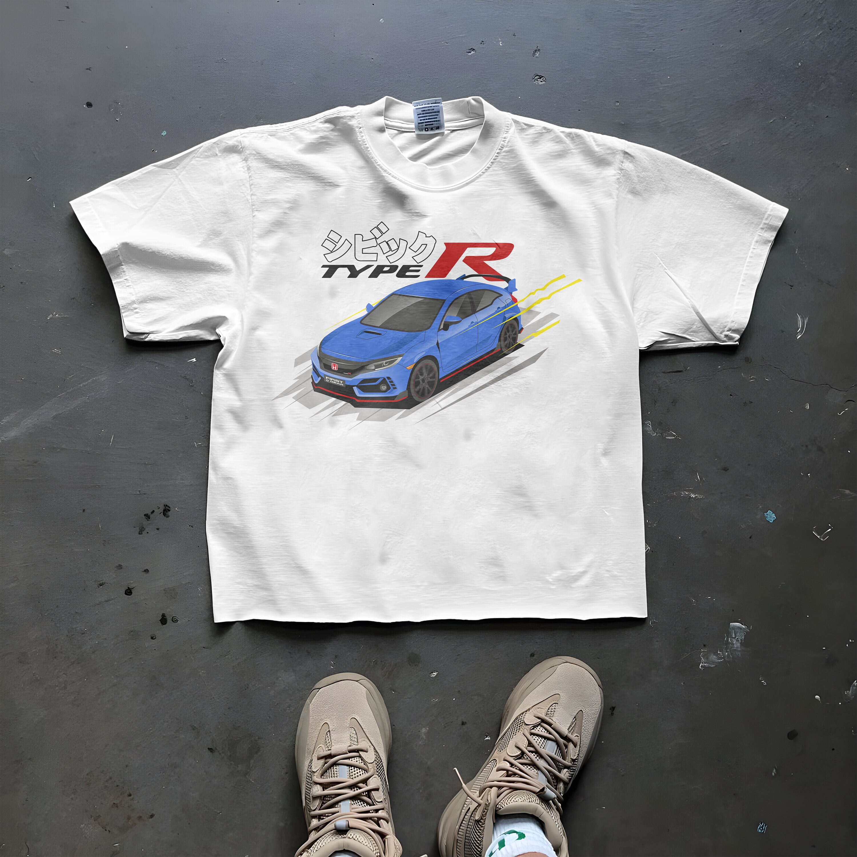 Honda Civic Type R T-shirt Iconic JDM Car Design for Enthusiasts, Car ...