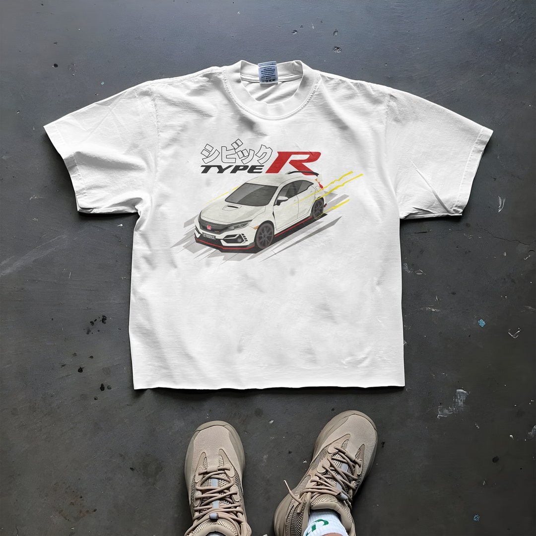 Honda Civic Type R T-shirt Iconic JDM Car Design for Enthusiasts, Car ...