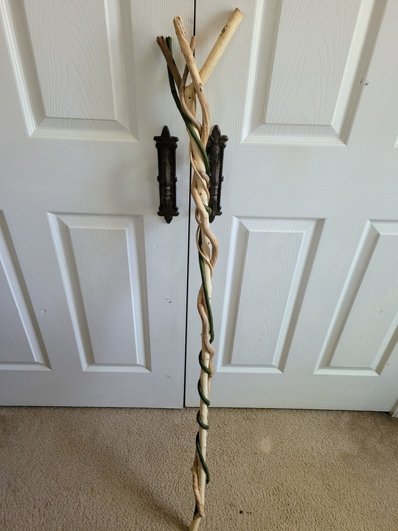 Wizard Twisted Staff - Etsy