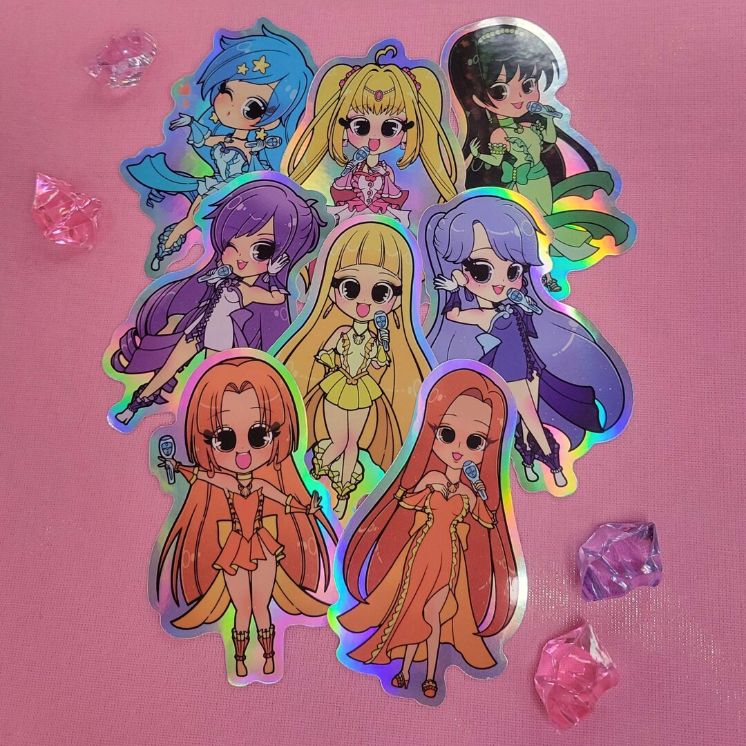 Magical Girl / Mahou Shoujo Mermaid Princess - 3" Holographic Die Cut ...