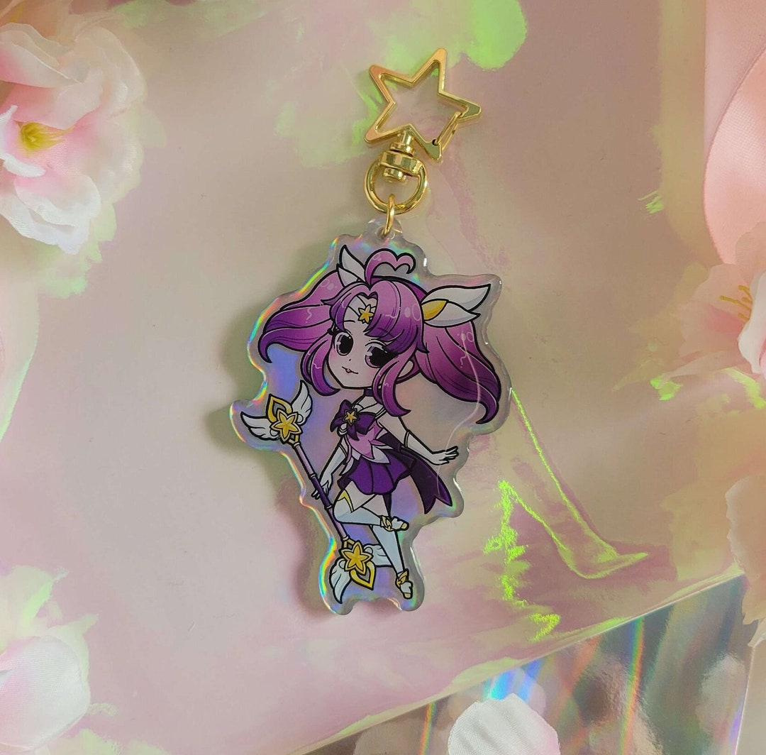 Star Guardian Lux - 3" Holographic Acrylic Keychain | Accessory | Charm | Ita Bag - Etsy