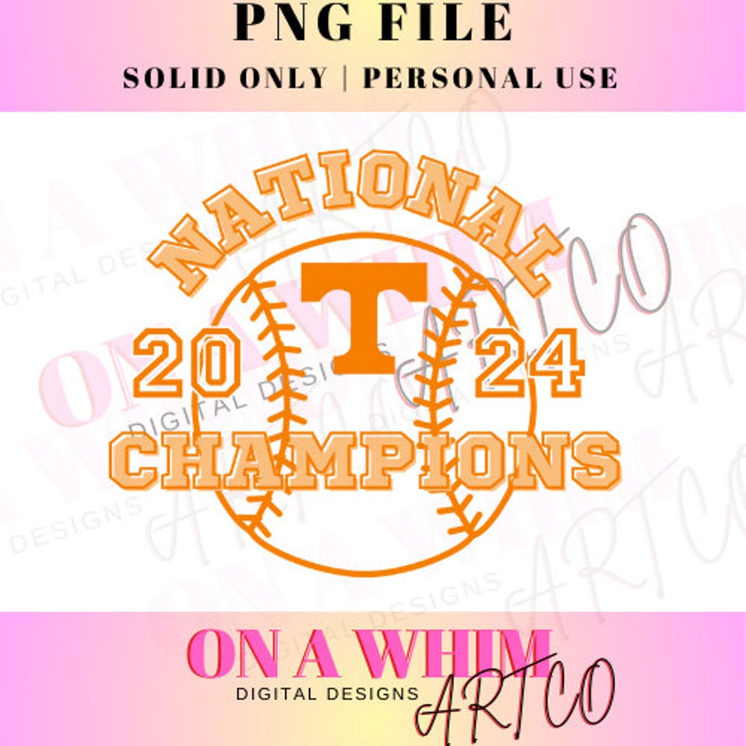Tennessee Png | National Champions Png | Baseball Png | College World ...
