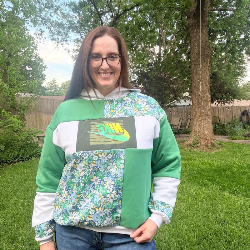 Nike Hoodies Patchwork - Etsy