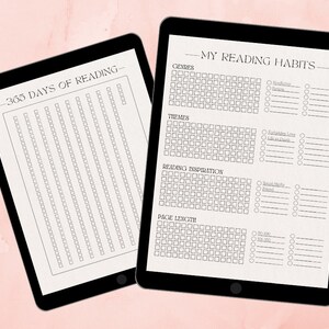 THAT GIRL Digital Reading Journal: Aesthetic Customizable Book - Etsy