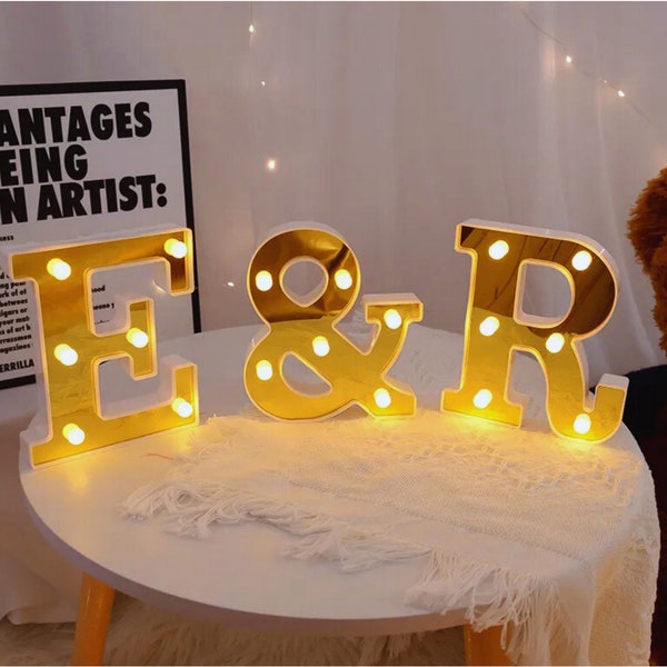Light up Letters - Etsy
