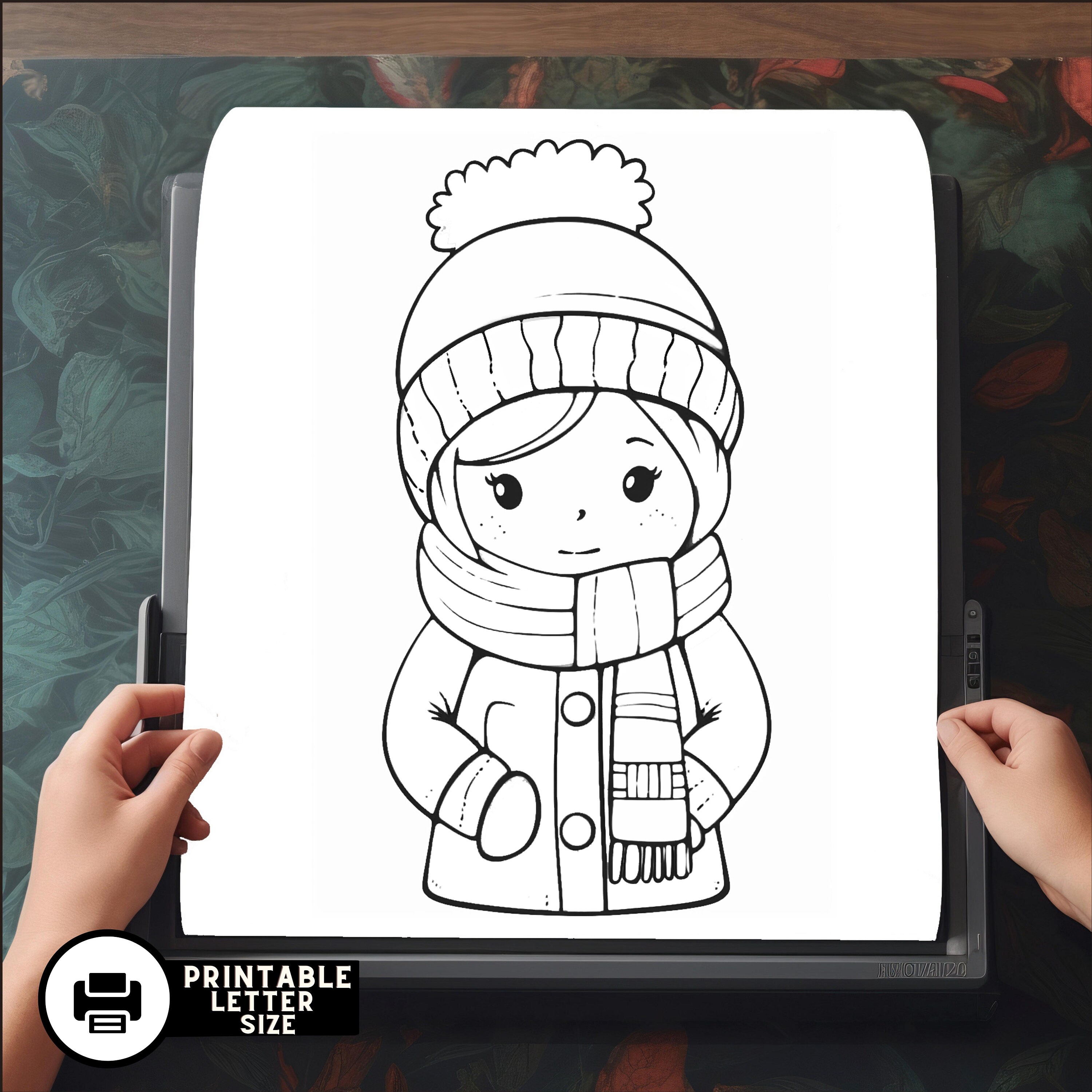 Winter Season Coloring Pages Set of 15 Printable Pages, Coloring Book ...