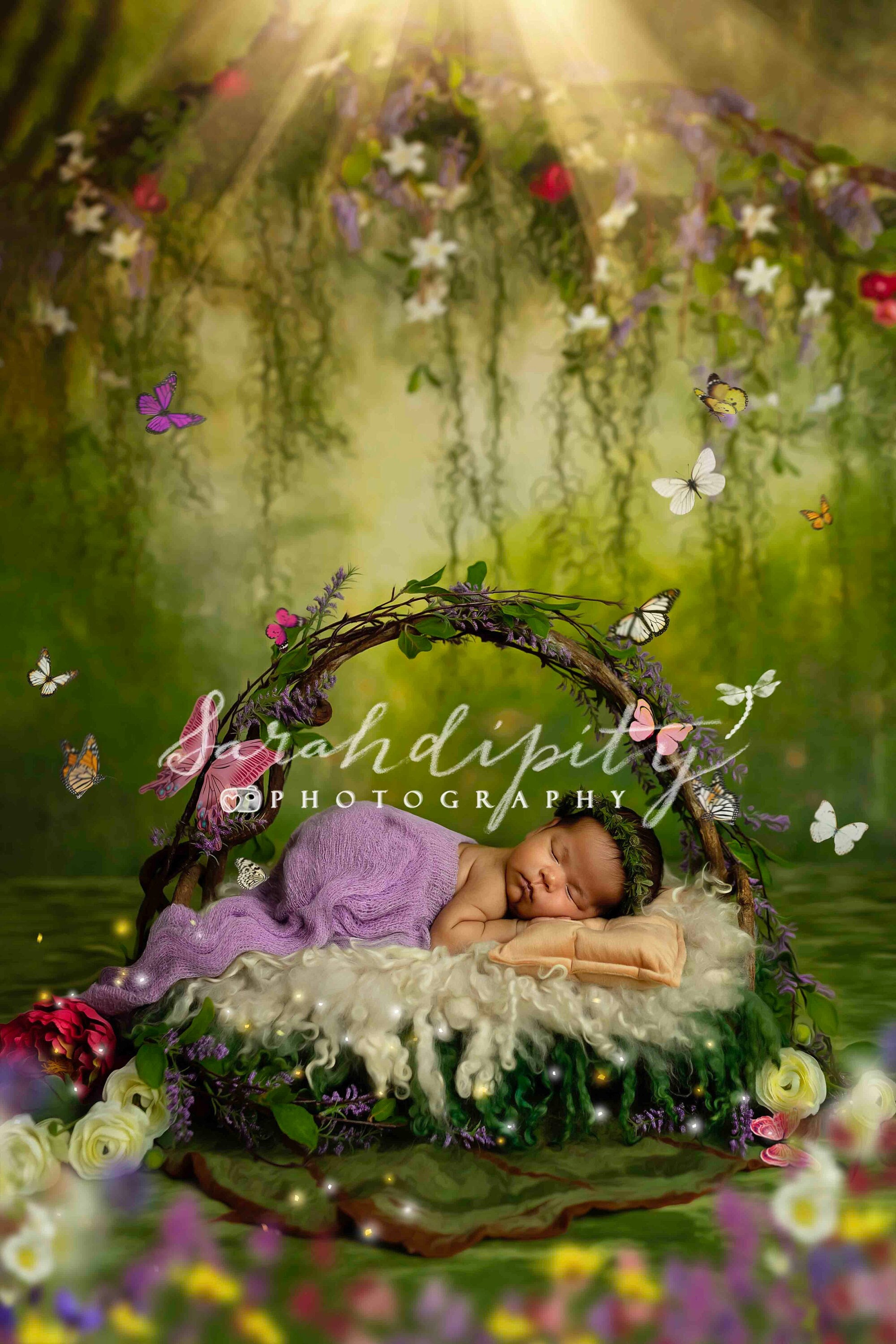 Magical Garden Digital Background for Newborn Composite Images - Etsy