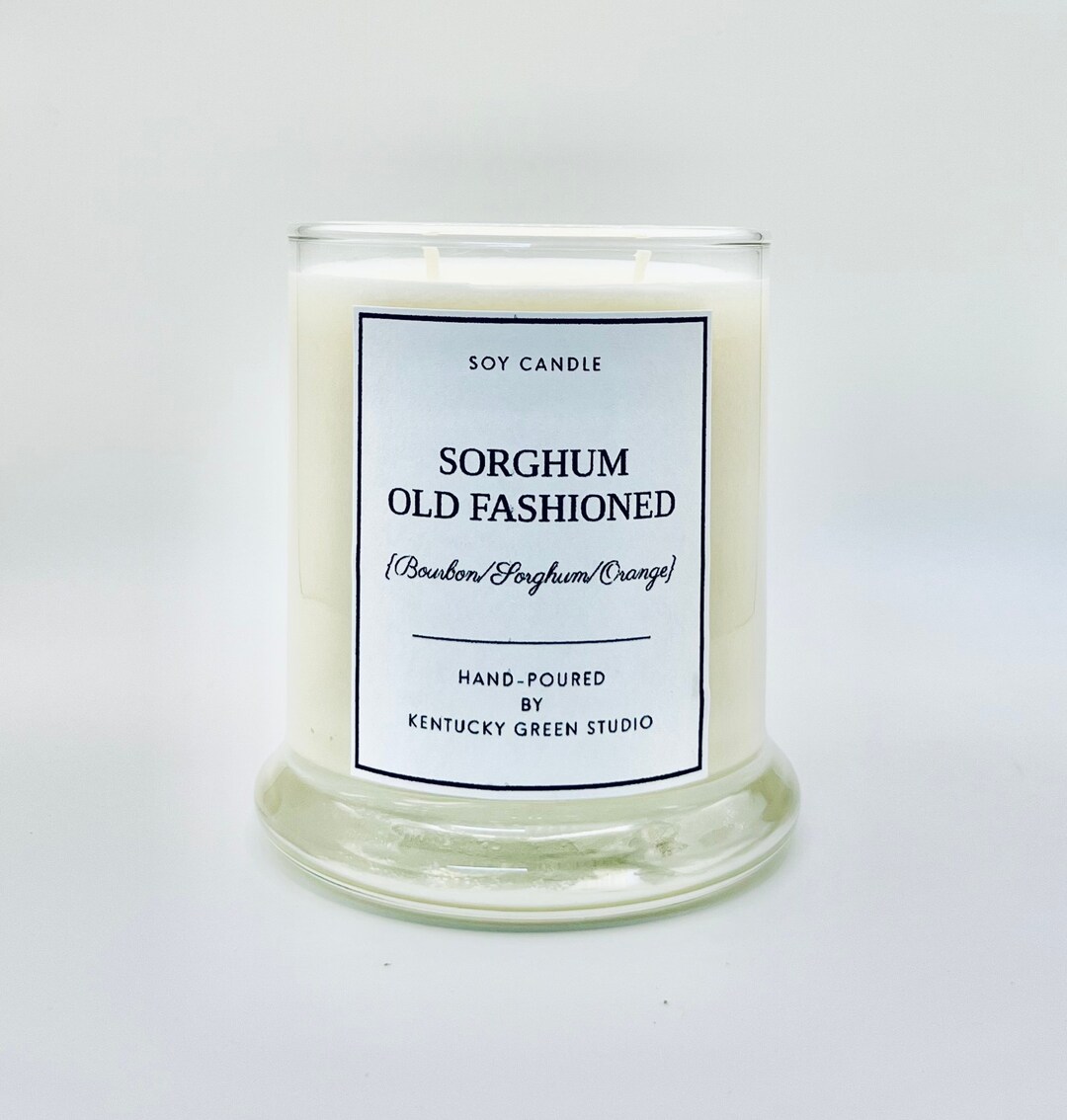 Sorghum Old Fashioned Soy Wax Candle, Gift for Bourbon Lover With ...