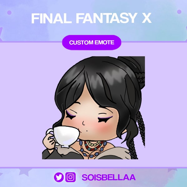 Tea Sip Twitch Emote - Etsy