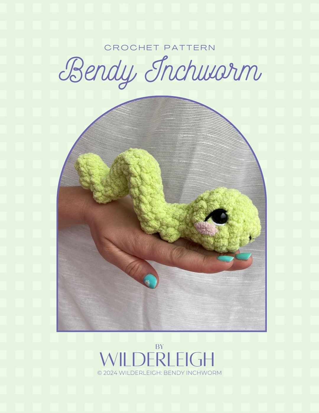 Bendy Inchworm Crochet Pattern Pdf - Etsy