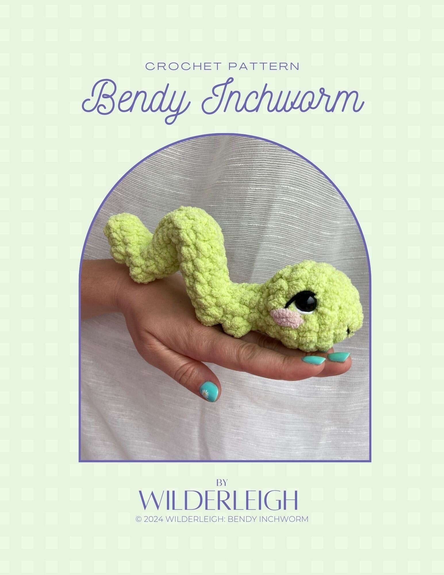 Bendy Inchworm Crochet Pattern Pdf - Etsy