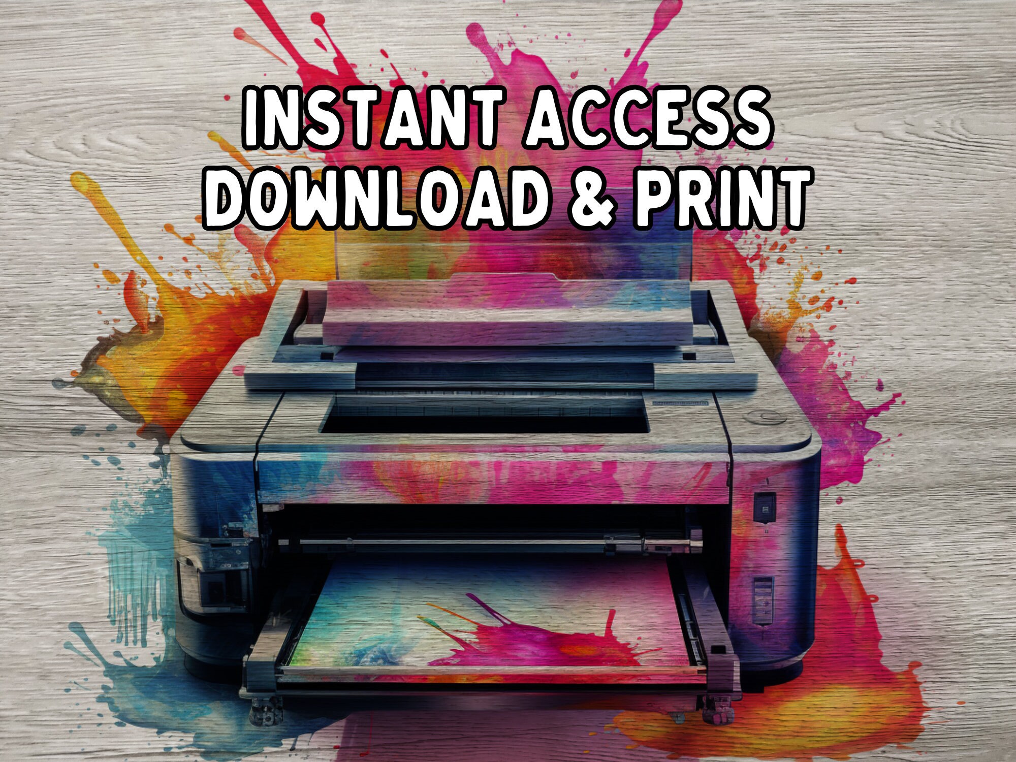Printable Note Paper 5.5 by 8.5 Inch Pages, Digital Download Notepaper ...