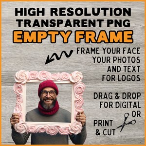 Buttercream Borders Clip Art: Photorealistic Piped Icing Photo Frame ...