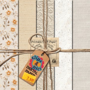 Boho Textures Digital Paper Pack, Instant Download JPG - Etsy